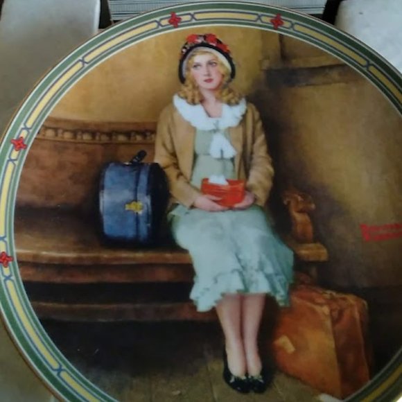 Norman Rockwell | Accents | Norman Rockwell A Young Girls Dream New In ...